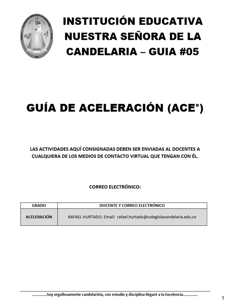 Ace Guia5 | PDF | Costa | Multiplicación