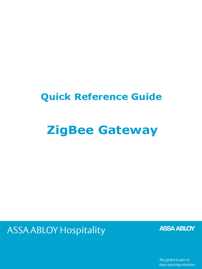GATEWAY Guide ZigBee Gateway | PDF | Antenna (Radio) | Electromagnetic ...