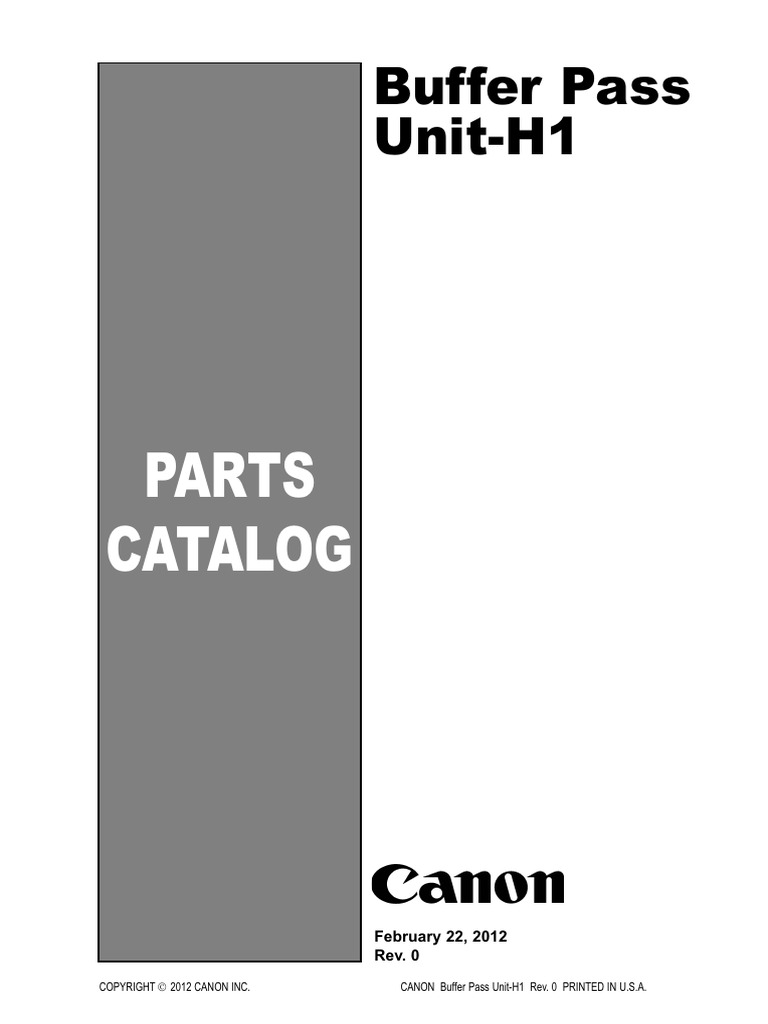 Buffer Pass Unit-H1 PC Rev0 022212 | PDF | Screw | Nut (Hardware)