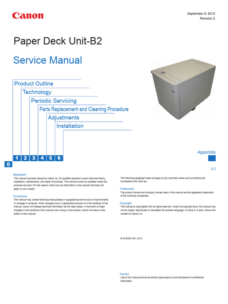 Paper Deck Unit-B2 SM Rev2 090913 | PDF | Electrical Connector ...
