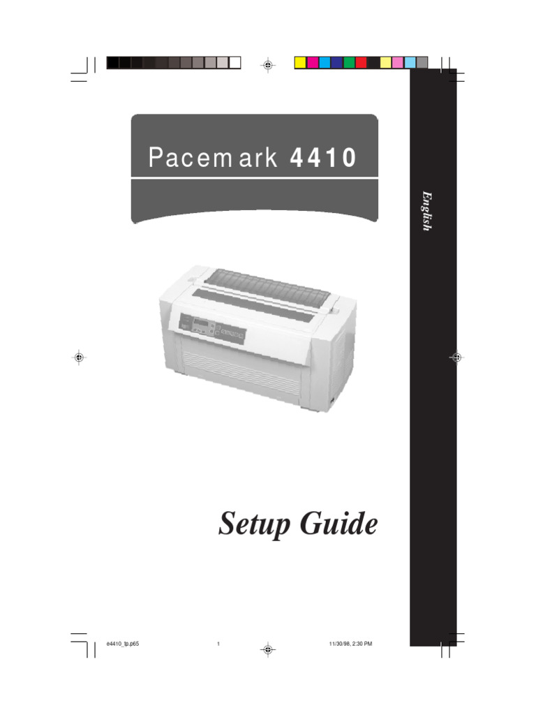 PM 4410 Setup | PDF | Printer (Computing) | Microsoft Windows