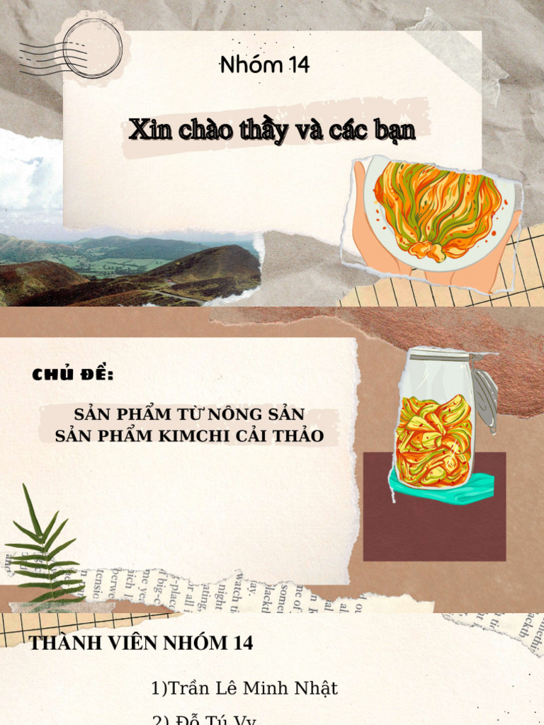 Kim Chi Nhóm 14 - Compressed (3) - Compressed (1) - Compressed | PDF