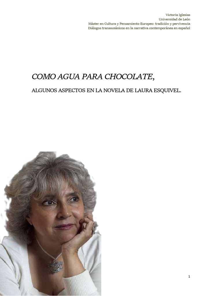 Como Agua para Chocolate. 20-02. Diálogos | PDF