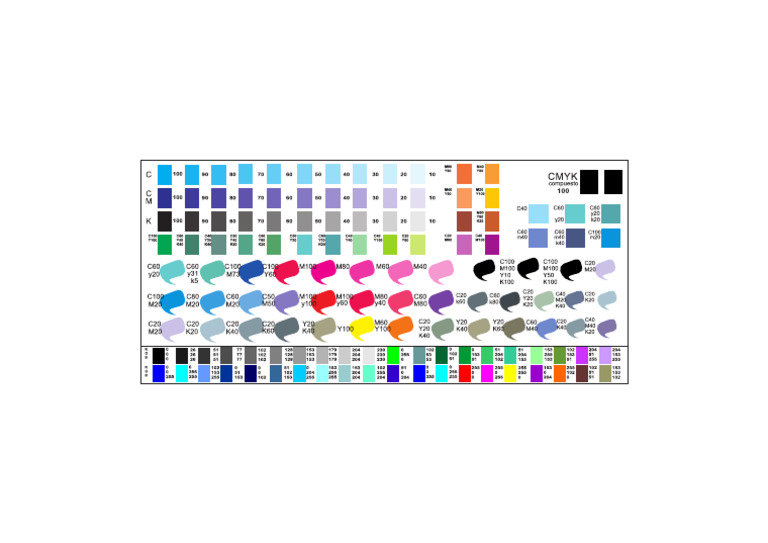 Muestras Colores Sublimacion | PDF