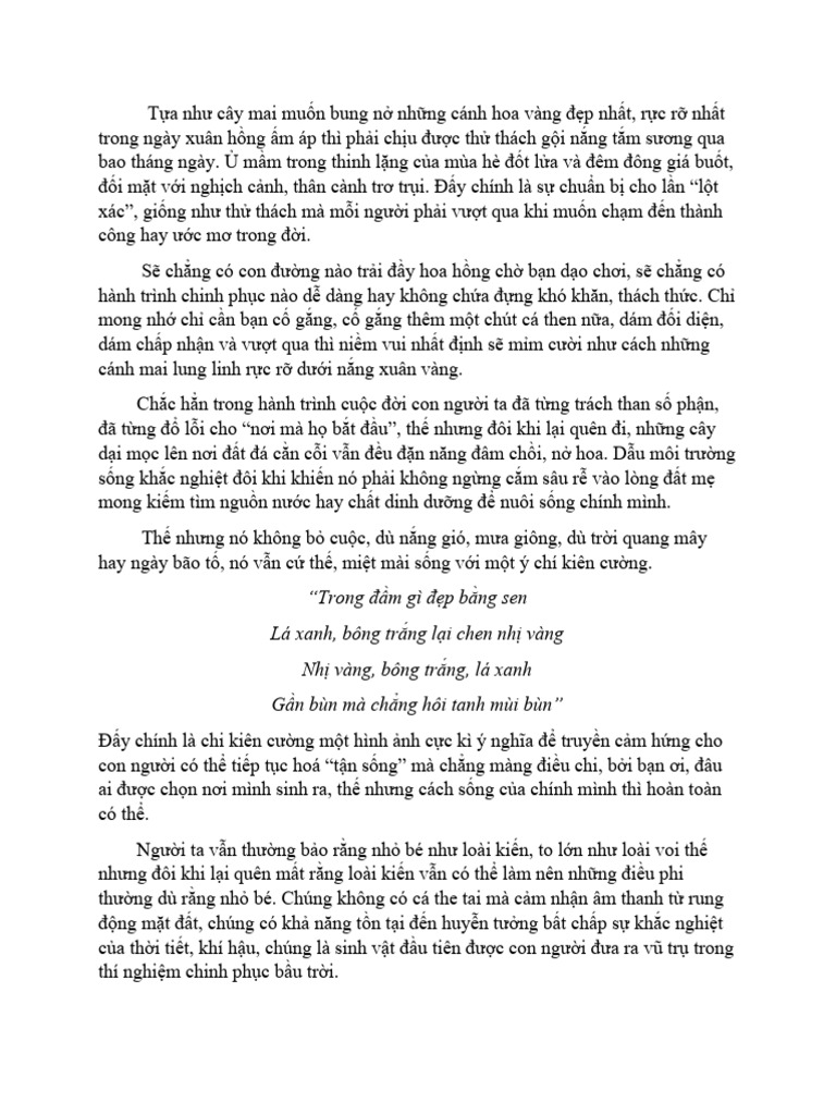 CÙNG HÔ BIẾN NHỮNG BIỂU TƯỢNG TỰ NHIÊN TRỞ THÀNH DẪN CHỨNG NLXH | PDF