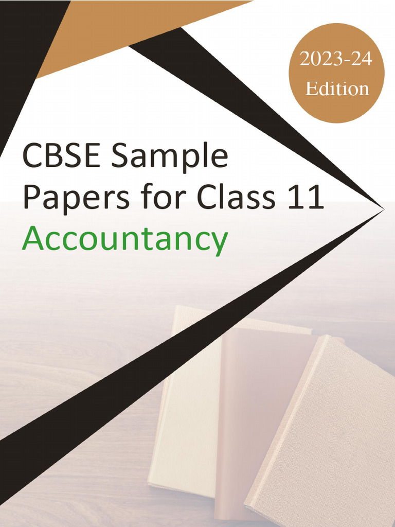 CBSE Sample Papers For Class 11 Accountancy-1 | PDF | Debits And ...