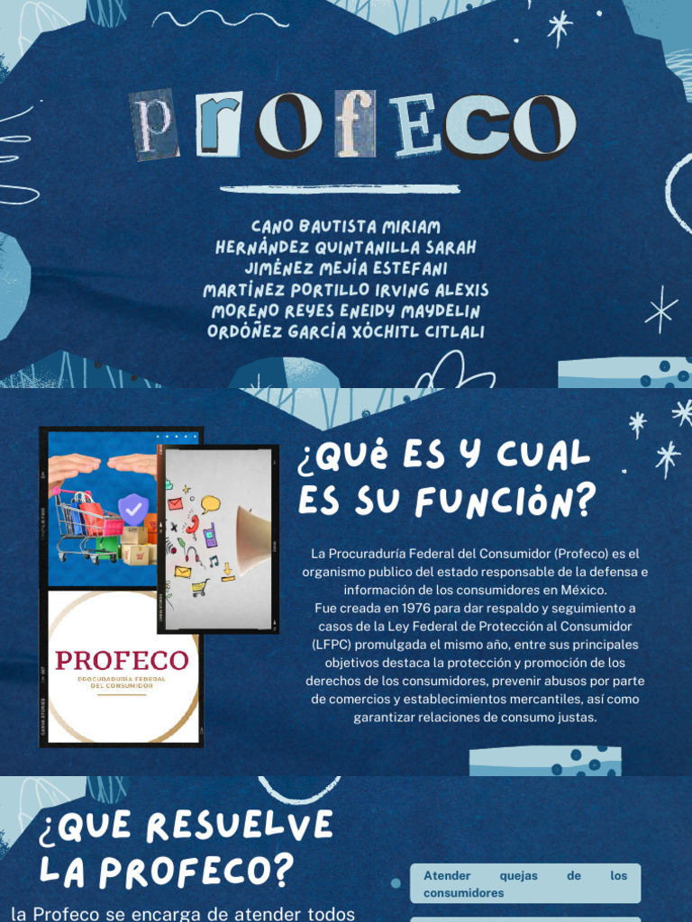 Funciones y Tratados de la Profeco | PDF | Los consumidores | Economias