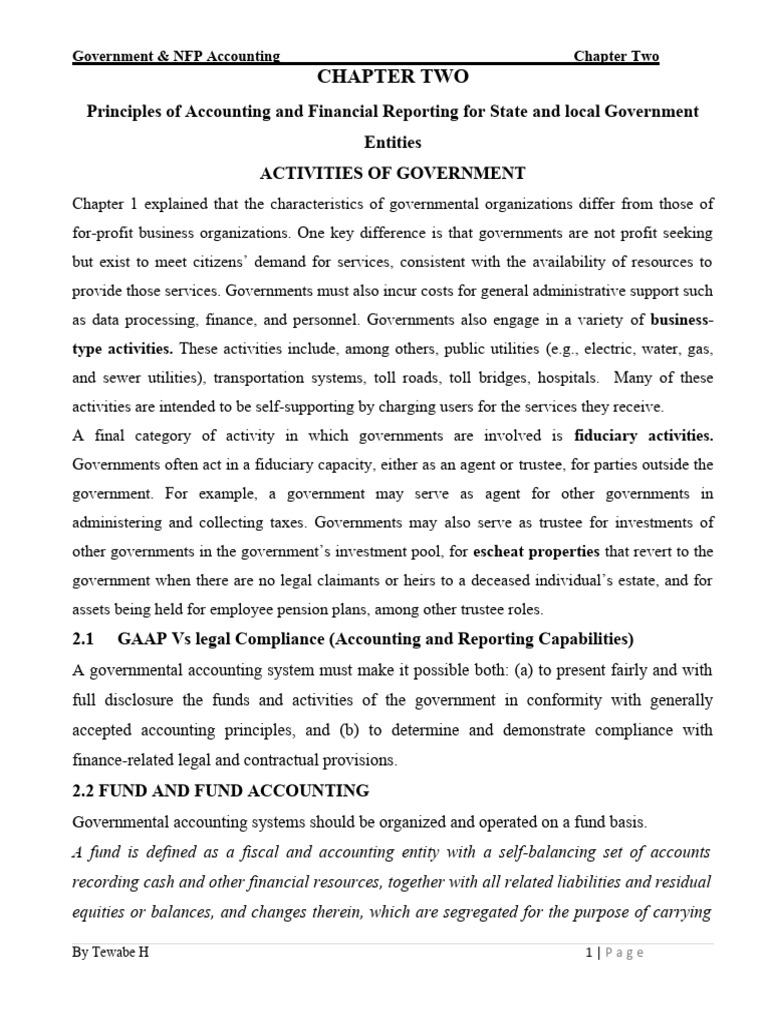 Chapter Two Fund | PDF | Fund Accounting | Expense