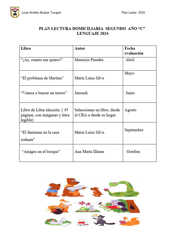 Lecturas Complementarias Segundo Básico 2023 | PDF