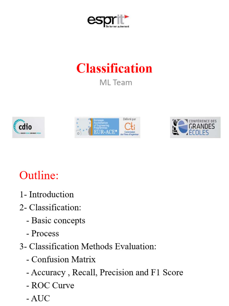 Chap3 Part1 Classification Pdf Receiver Operating Characteristic Cross Validation Statistics