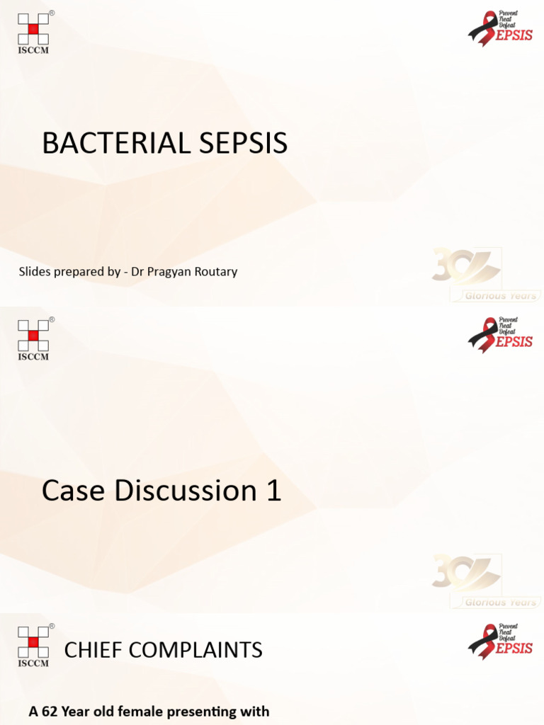 3 - Bacterial Sepsis - Case 1 | PDF | Sepsis | Intravenous Therapy