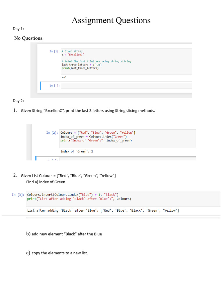 PYTHON Assignment | PDF | String (Computer Science) | Databases