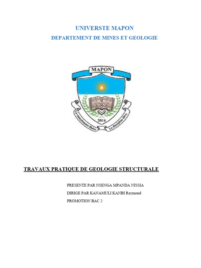 Analyse des Pendages et Azimuts en Géologie | PDF