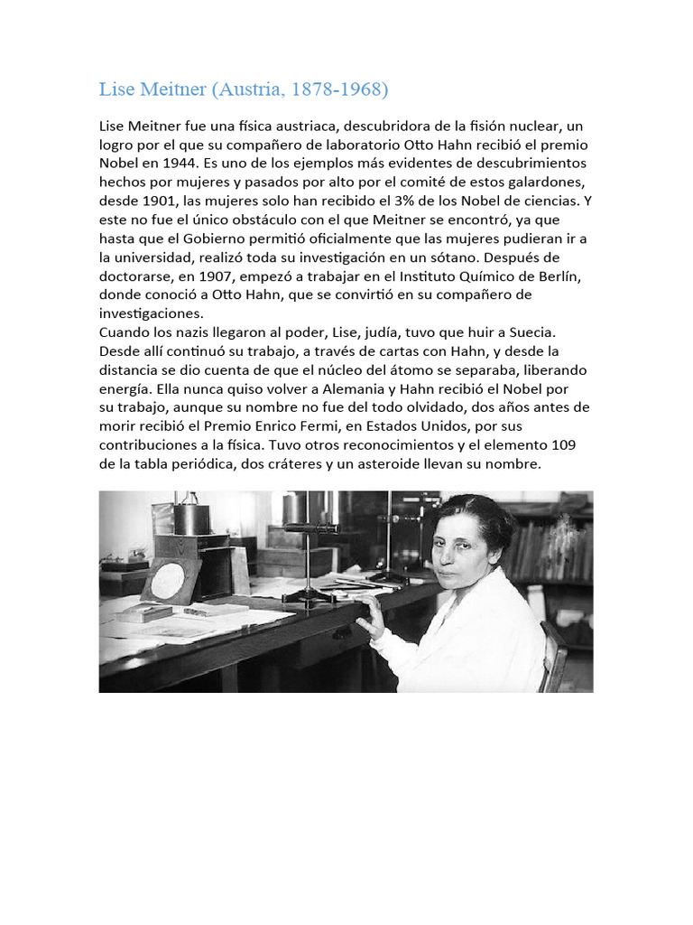 Lise Meitner | PDF