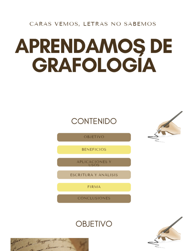 Principios de Grafología | PDF | Escritura