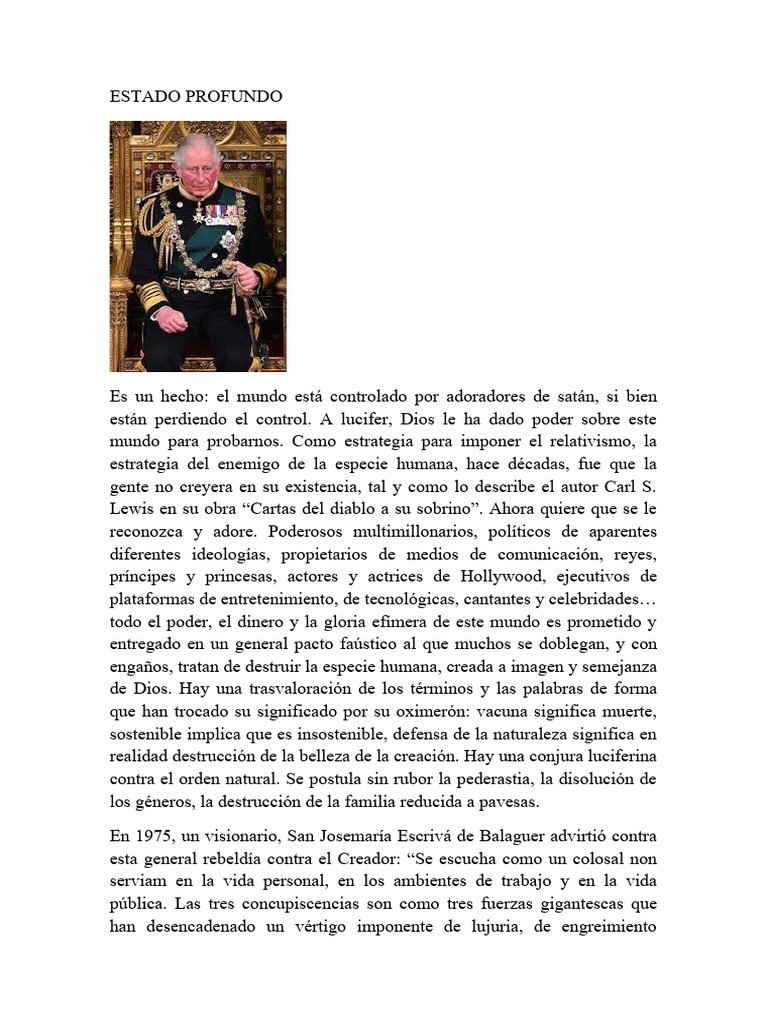 Estado Profundo | PDF | Beyoncé | Demonios