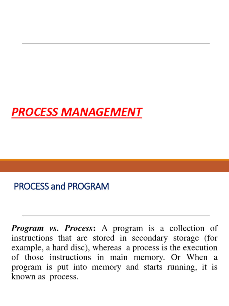 Unit 2 Process Mnagement | Download Free PDF | Process (Computing) | Thread (Computing)