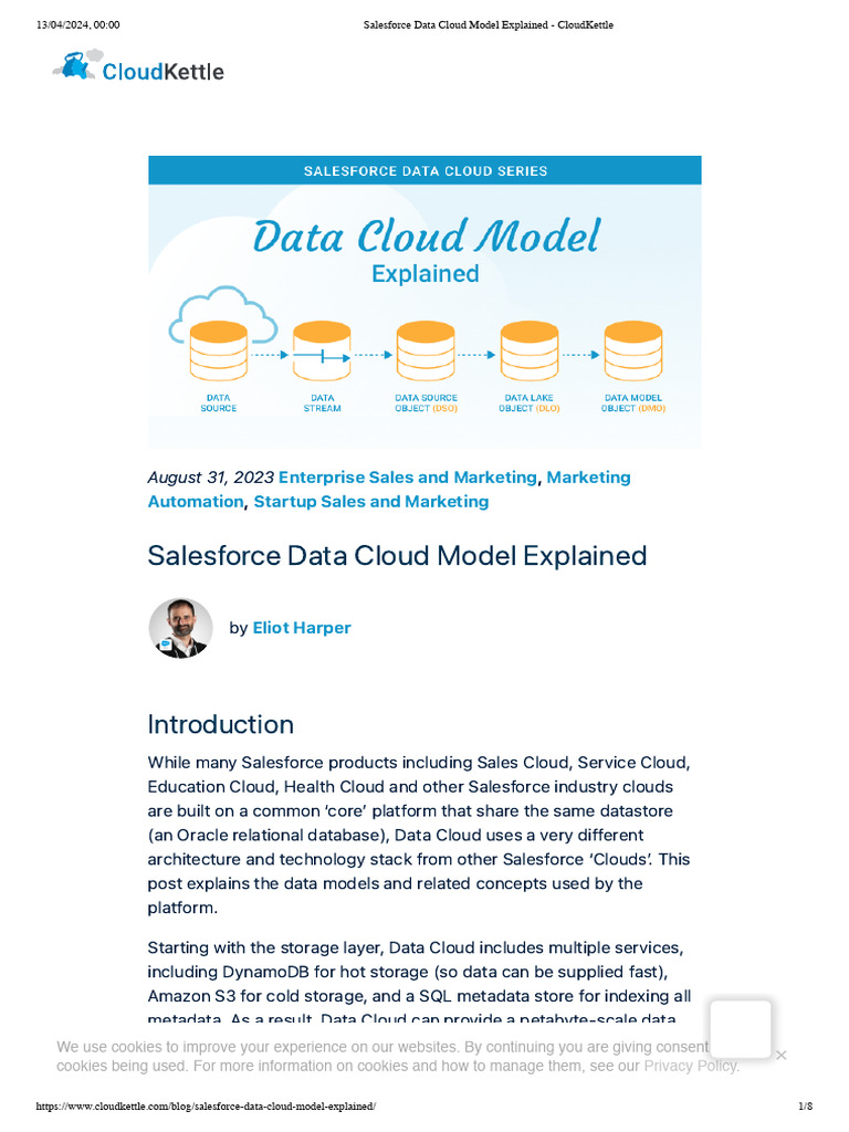 Salesforce Data Cloud Model Explained - CloudKettle | PDF | Cloud Computing | Databases