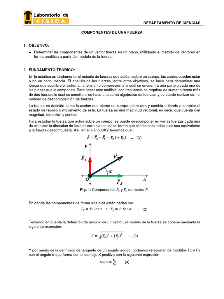 LAB_FISI1_S02_CF_2024 | PDF | Fuerza | Vector Euclidiano