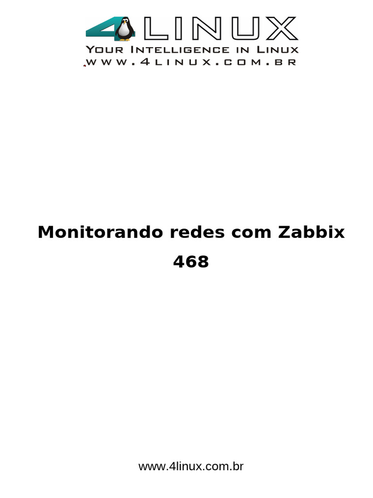 Apostila Zabbix PDF | PDF | Rede de computadores | Programas
