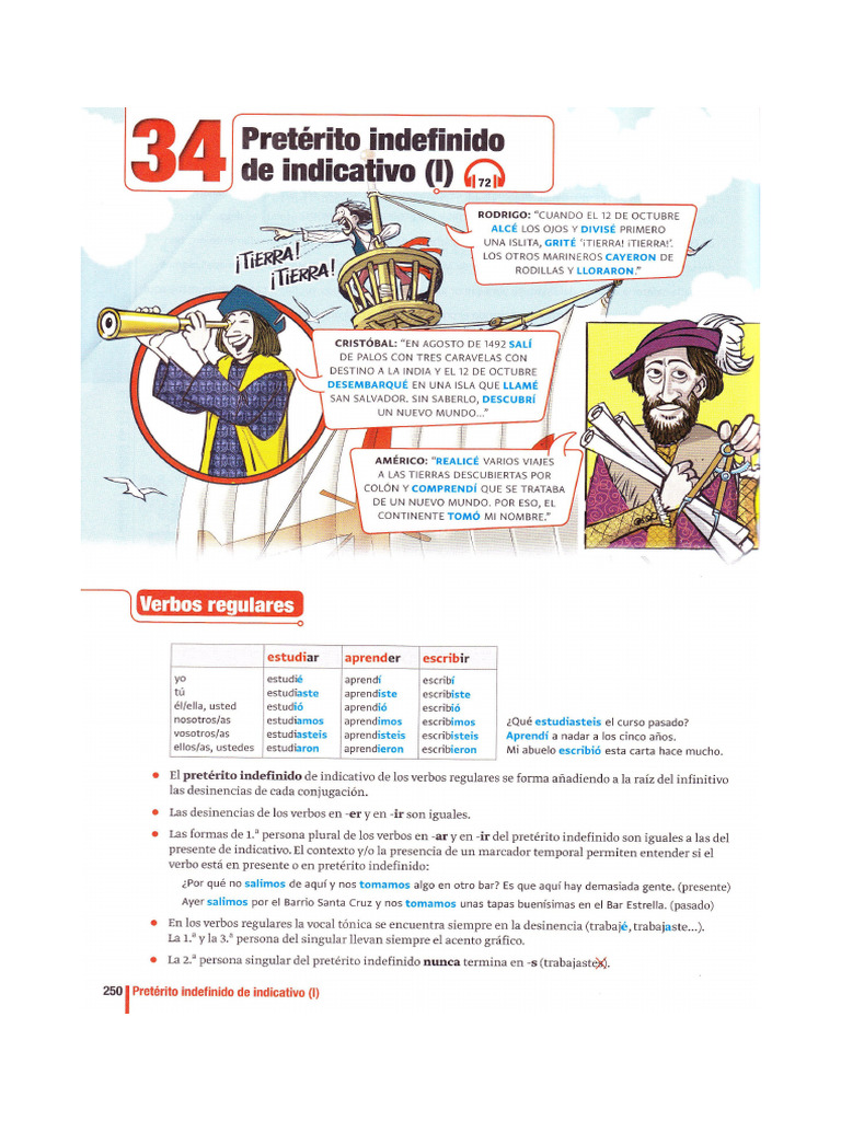 Preterito Indefinido 1 | PDF