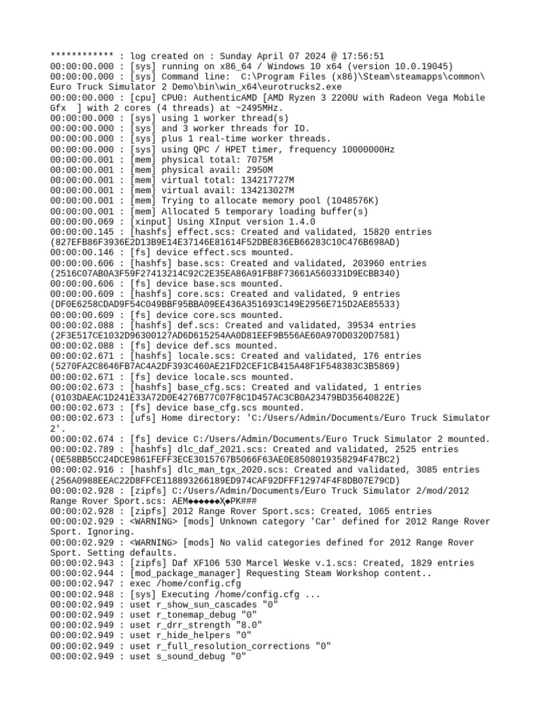 game.log | PDF | Computer Science | Computer Architecture