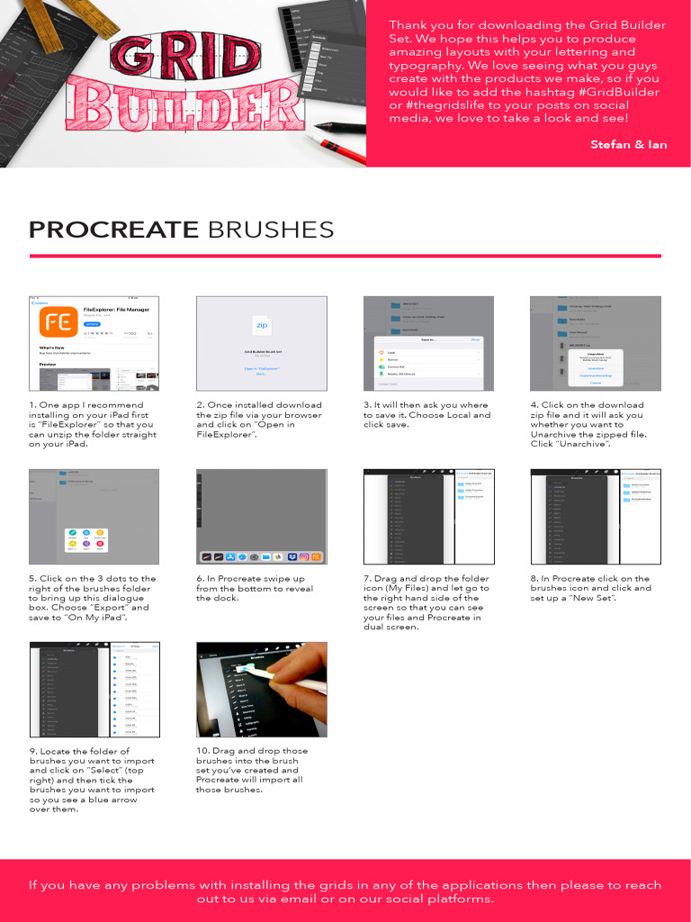 Installation Procreate | PDF | I Pad | Multimedia