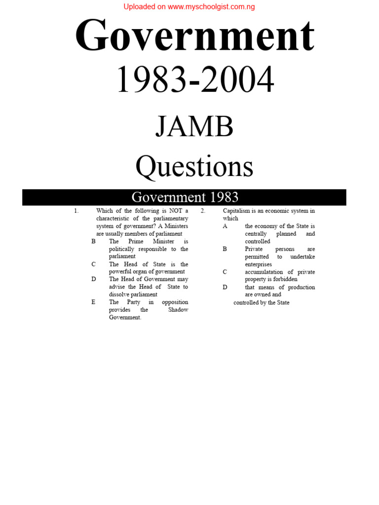 Government Document | PDF | Elections | Separation Of Powers