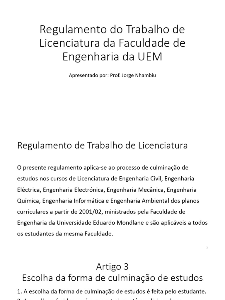 Estrutura Do Trabalho de Fim Do Curso | PDF | Engenharia | Bibliografia