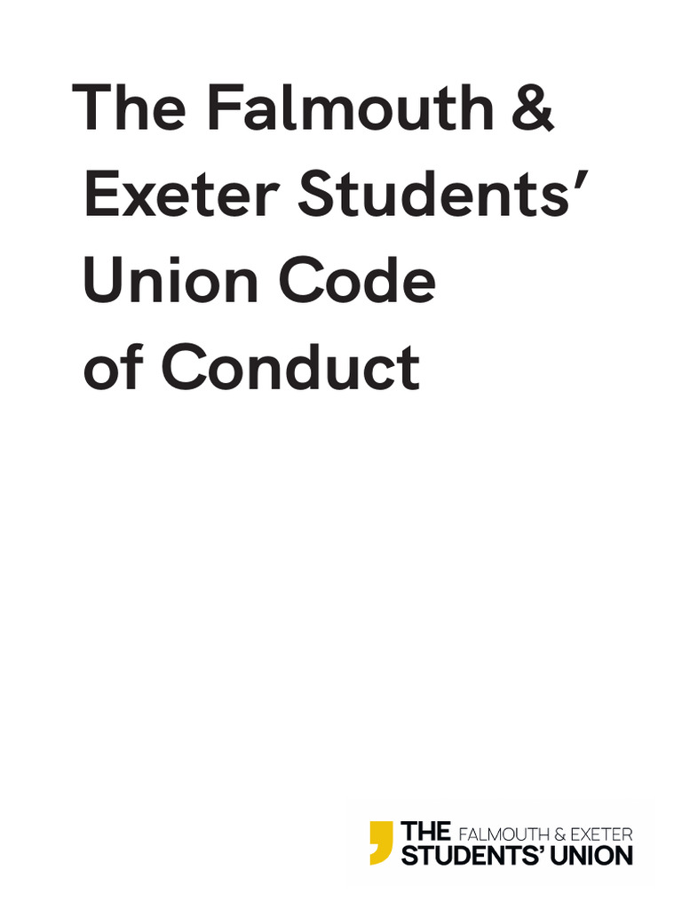 FXU Code of Conduct | Download Free PDF | Sexual Harassment | Harassment