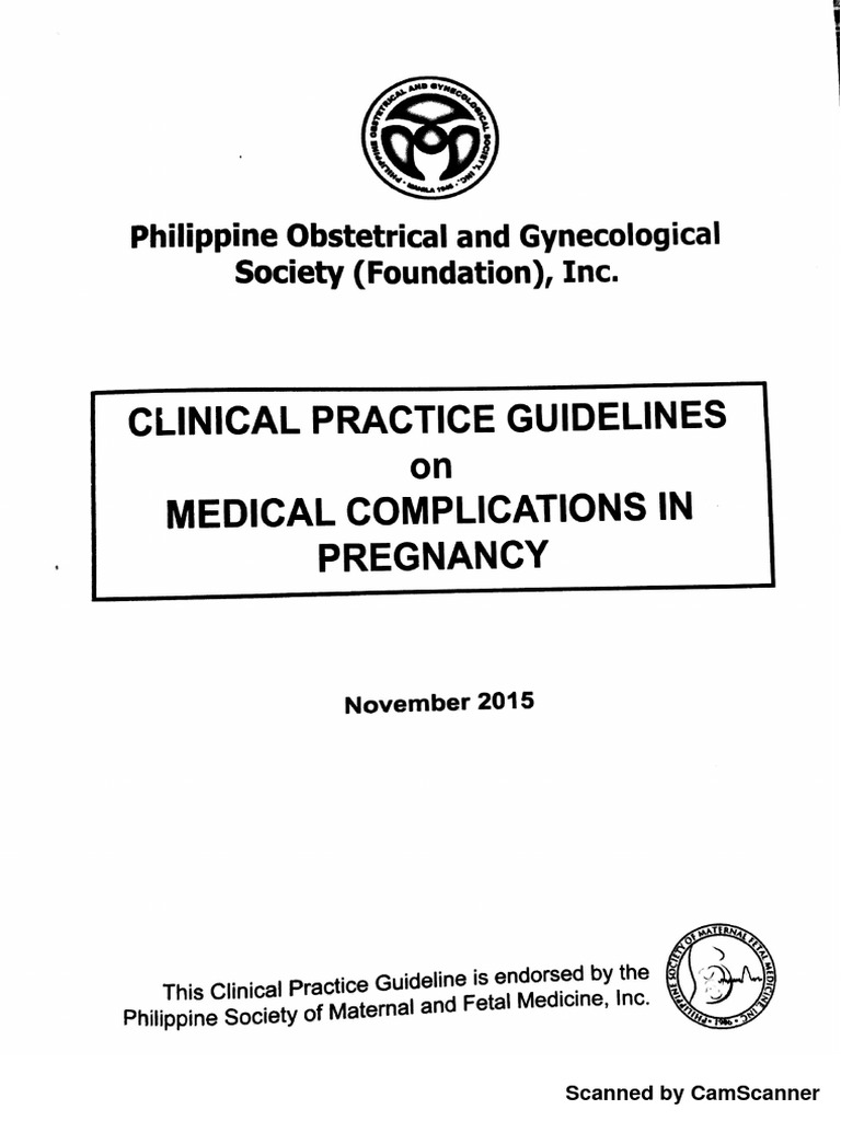 CPG Medical Complications of Pregnancy 2015 | PDF