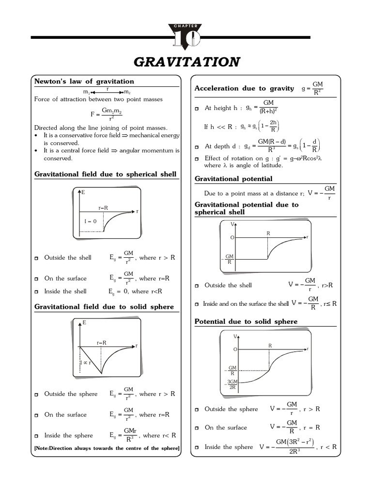 Gravitation | PDF | Gravity | Mechanics