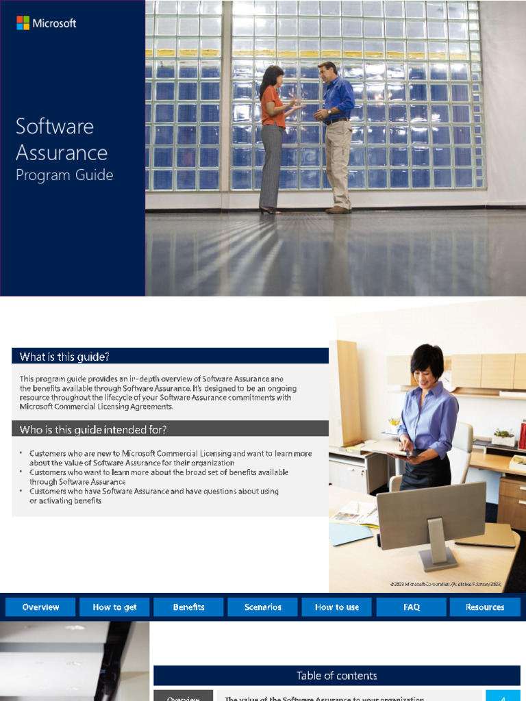 Software Assurance Program Guide | Download Free PDF | Microsoft | Microsoft Windows