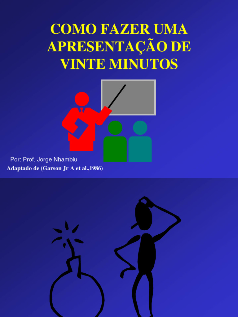 Como Fazer Apresentacao em 20 Minutos | PDF