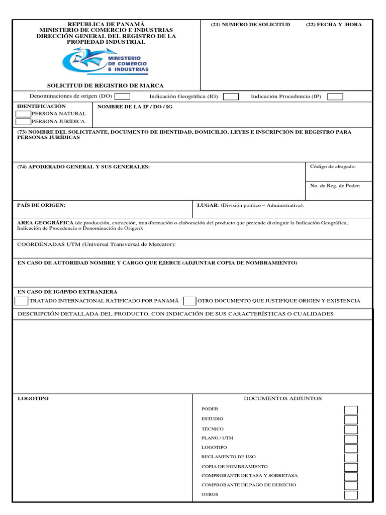 Solicitud de Do Ig Ip2 | PDF | Documento de identidad | Justicia