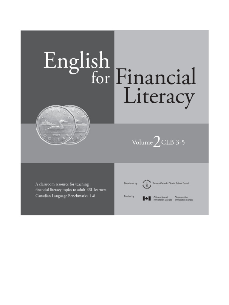 English For Financial Literacy Volume 2 | Download Free PDF | Literacy ...