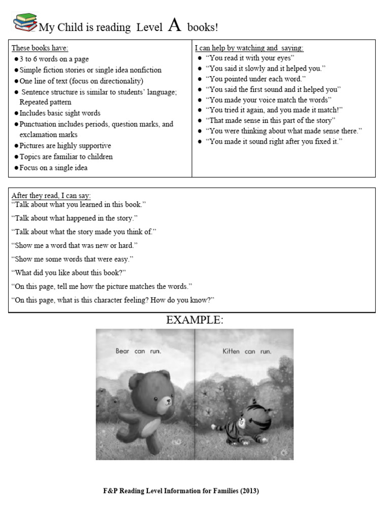 Reading Level Descriptors | PDF | Books | Experience