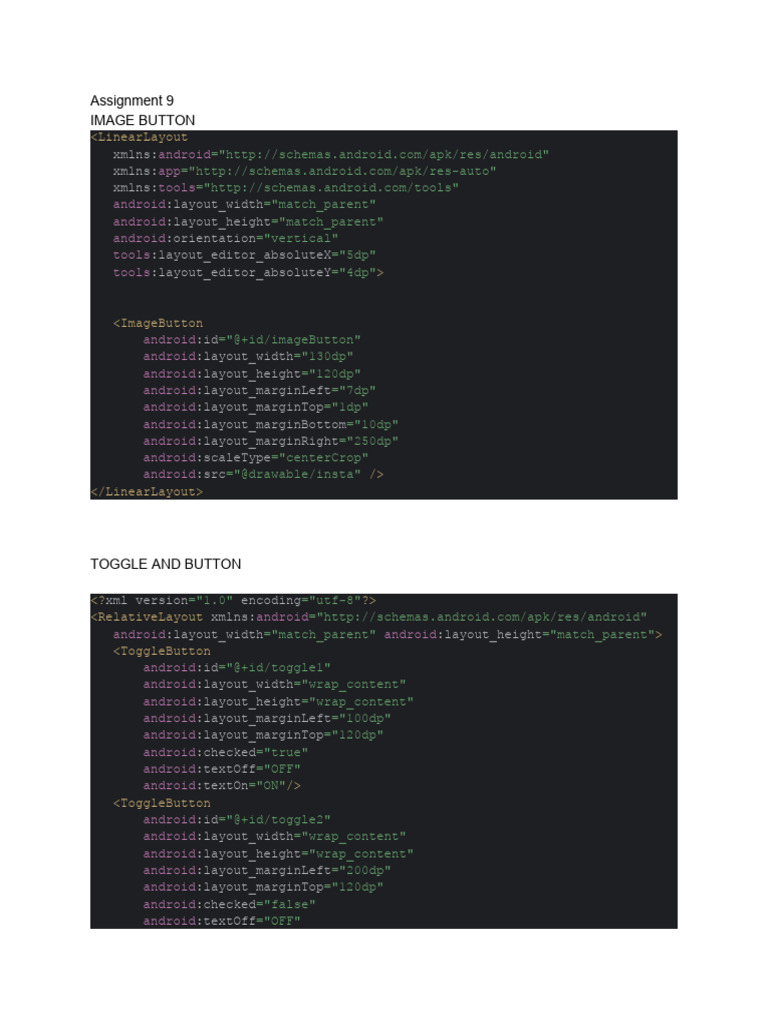 Assignment 9 | PDF | Android (Operating System) | Smartphone