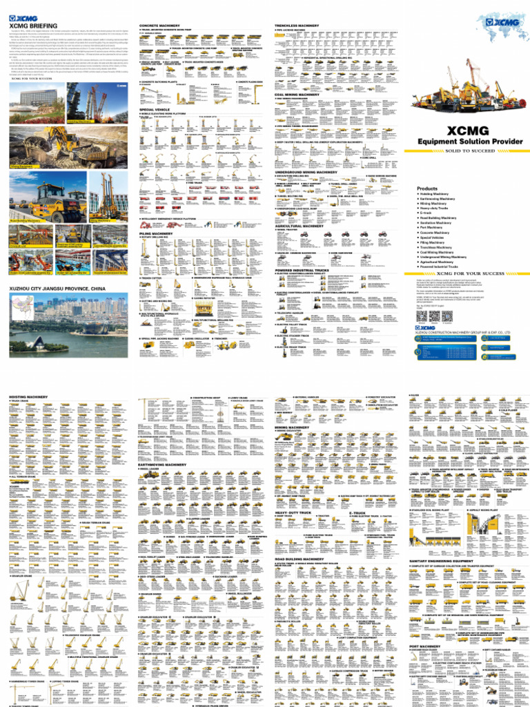2023 XCMG Product Line | PDF