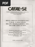 Actualización del Reglamento CAFAE-SE 2025 | PDF | Bancos | Regulación