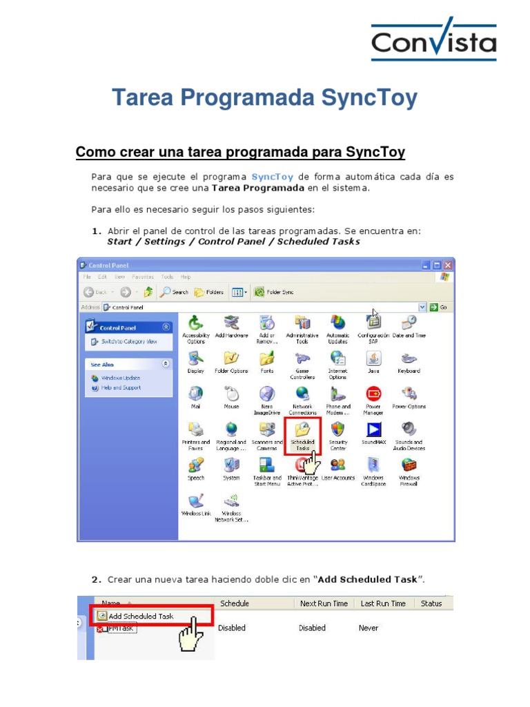 Tarea Programada SyncToy | PDF | Crecimiento personal y profesional | Negocios