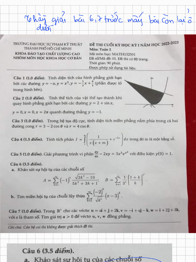 Giai de Toan 2 CLC - 230608 - 180418 | PDF