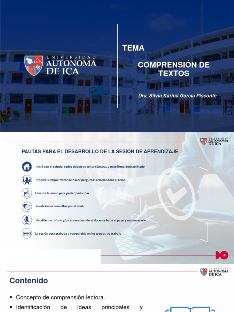 Tema 1 Comprensión Lectora | PDF | Comprensión lectora | Aprendizaje