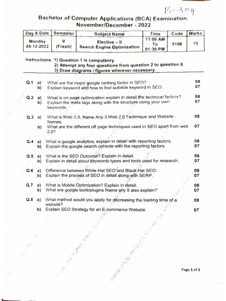 Search Engine Optimization Pdf
