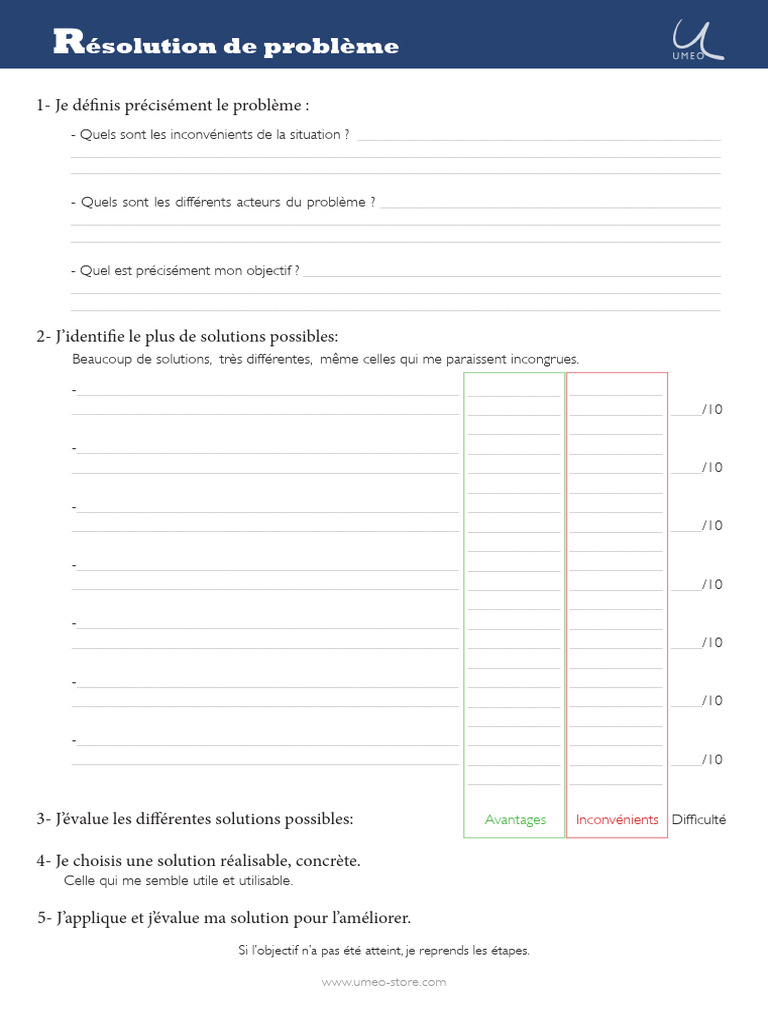 Stratégie de Résolution de Problèmes | PDF | Affaires