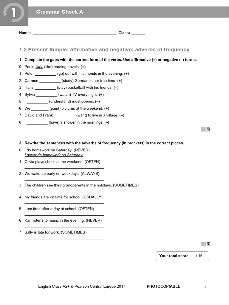 Beginner English Grammar Practice | PDF | Language Arts & Discipline | Foreign Language Studies