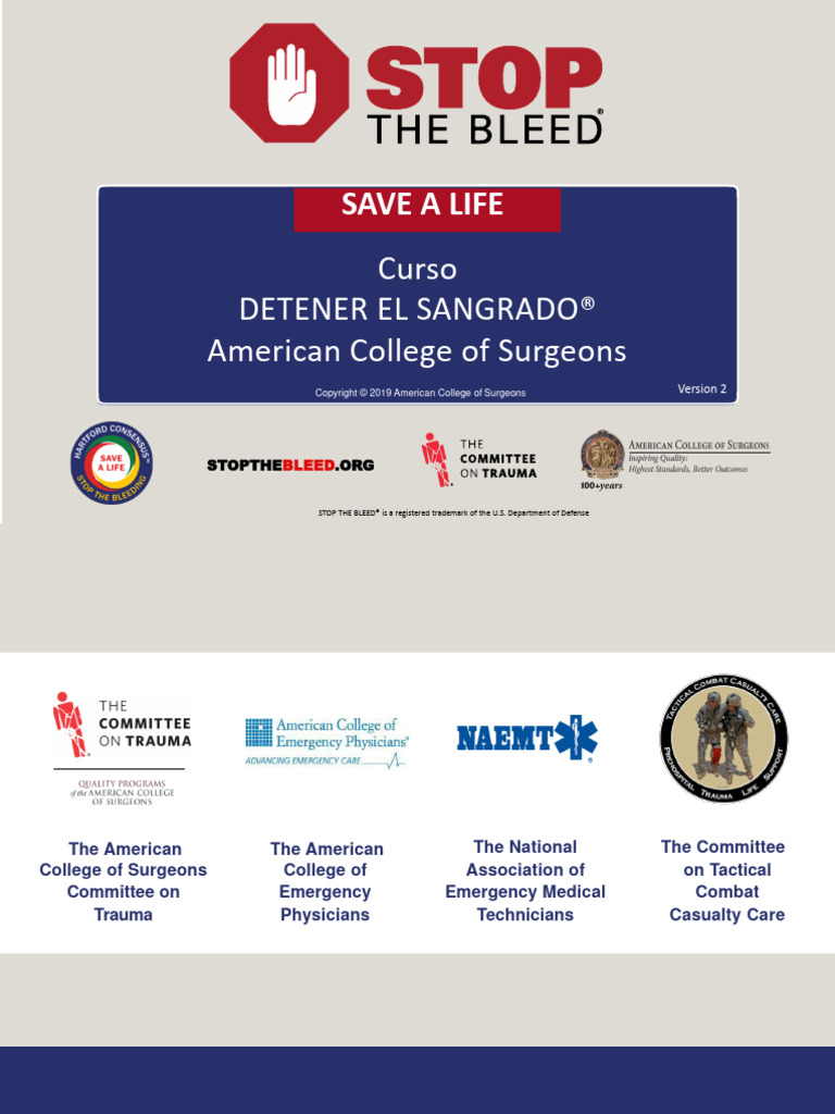 STB - Control de Hemorragias | PDF | Sangrado | Sangre