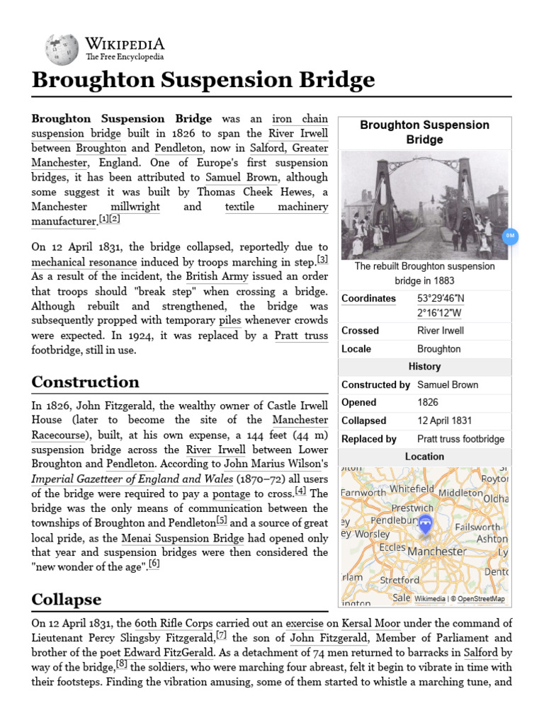 Broughton Bridge Collapse Story | PDF | Civil Engineering