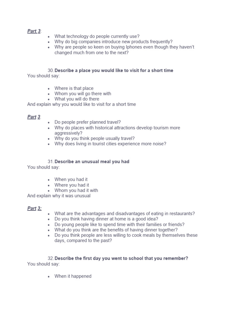 Speaking 10 | PDF | Experience