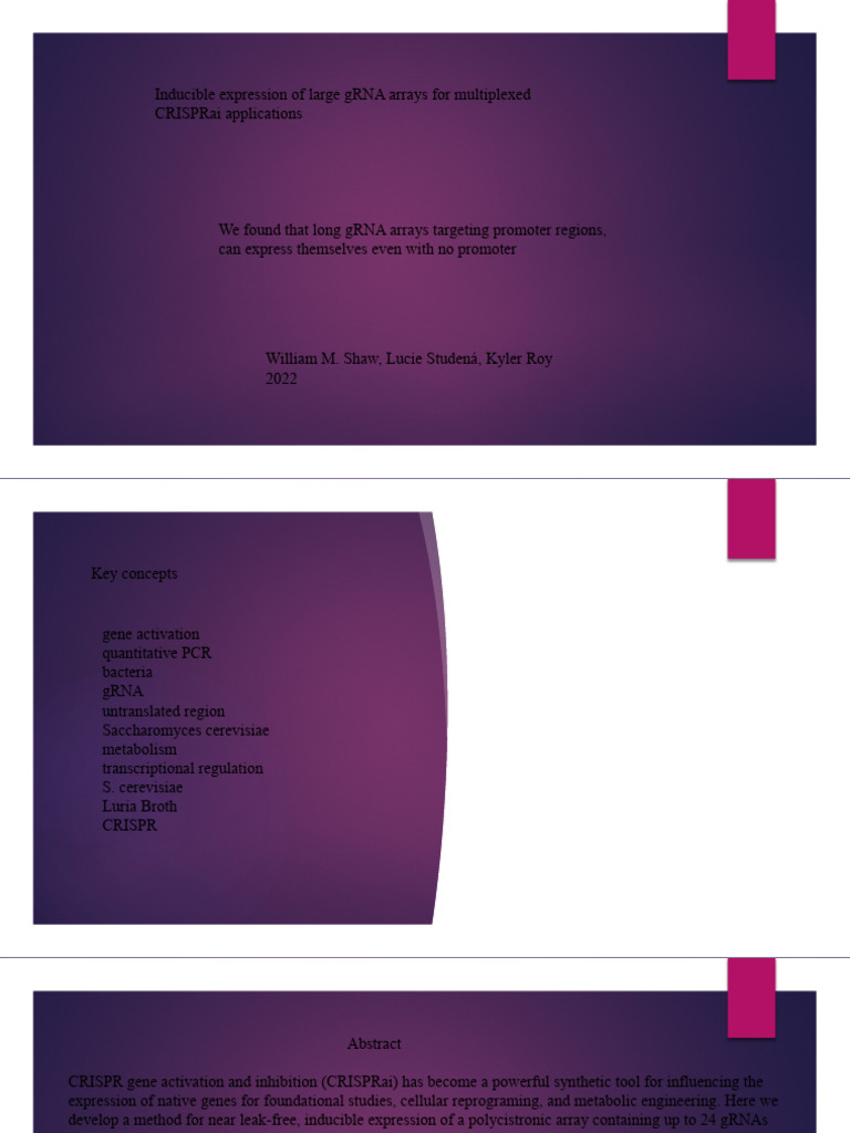 CRISPR | PDF | Gene Expression | Crispr